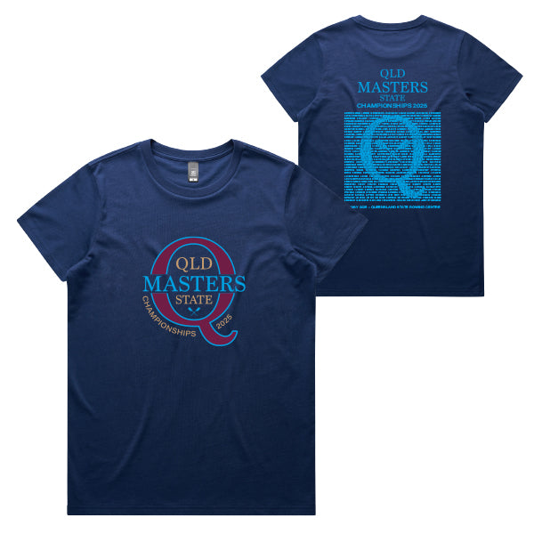 2025 QLD Masters State Championships Tee Ladies - Cobalt – The Regatta Shop