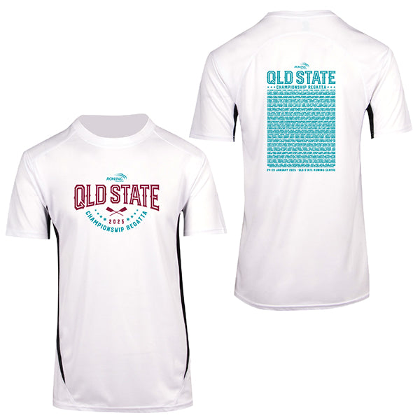 2025 QLD State Championship Regatta Performance Tee Men - The Regatta Shop