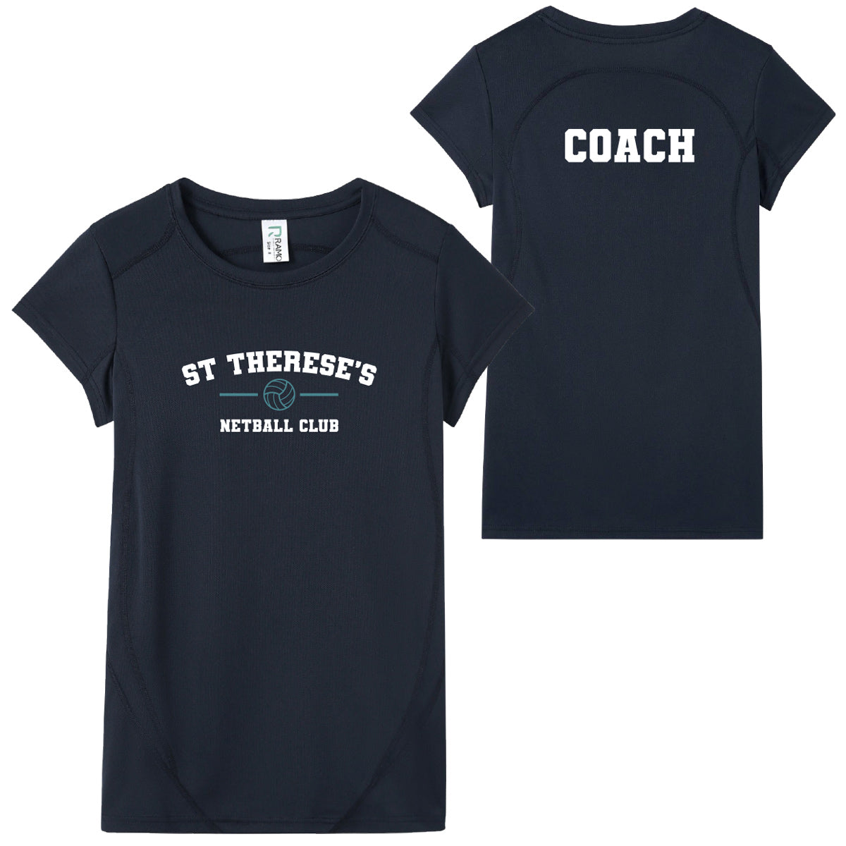 St Thereses Netball Club Coaches Tee Women – The Regatta Shop