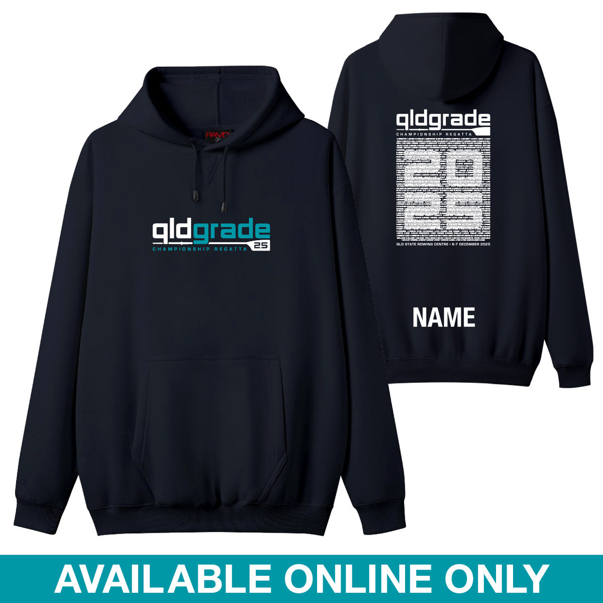 2025 QLD Grade Championship Regatta Hoodie with Custom Name – The ...